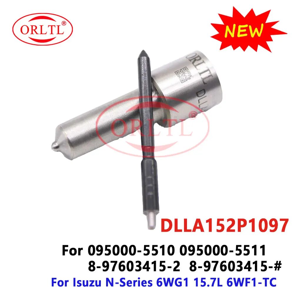 Новая форсунка дизельного двигателя DLLA152P1097 (093400-8650) DLLA 152 P 1097 0934008650 для Isuzu 095000-5514 095000-5515 095000-5516