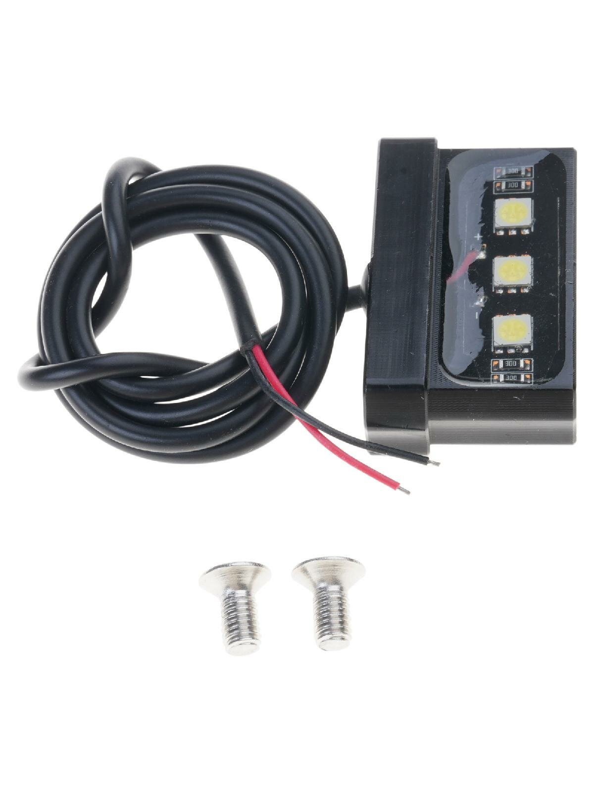 Замена фонаря номерного знака Аксессуар для мотоцикла Водонепроницаемая лампа для номерного знака