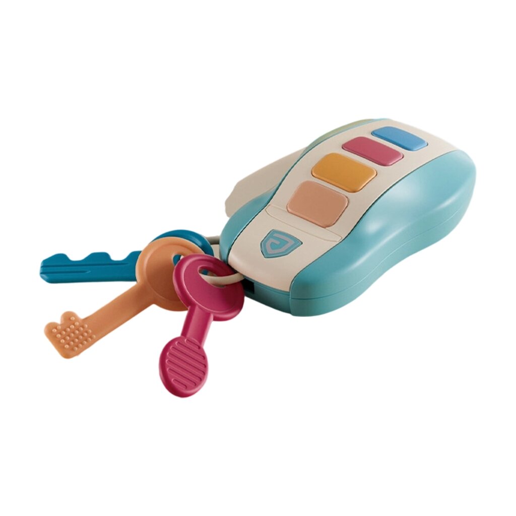 Жевательный Пульт Дистанционного Управления Детской Машиной Со Звуками Блокировки И Красочным Планом Кнопок