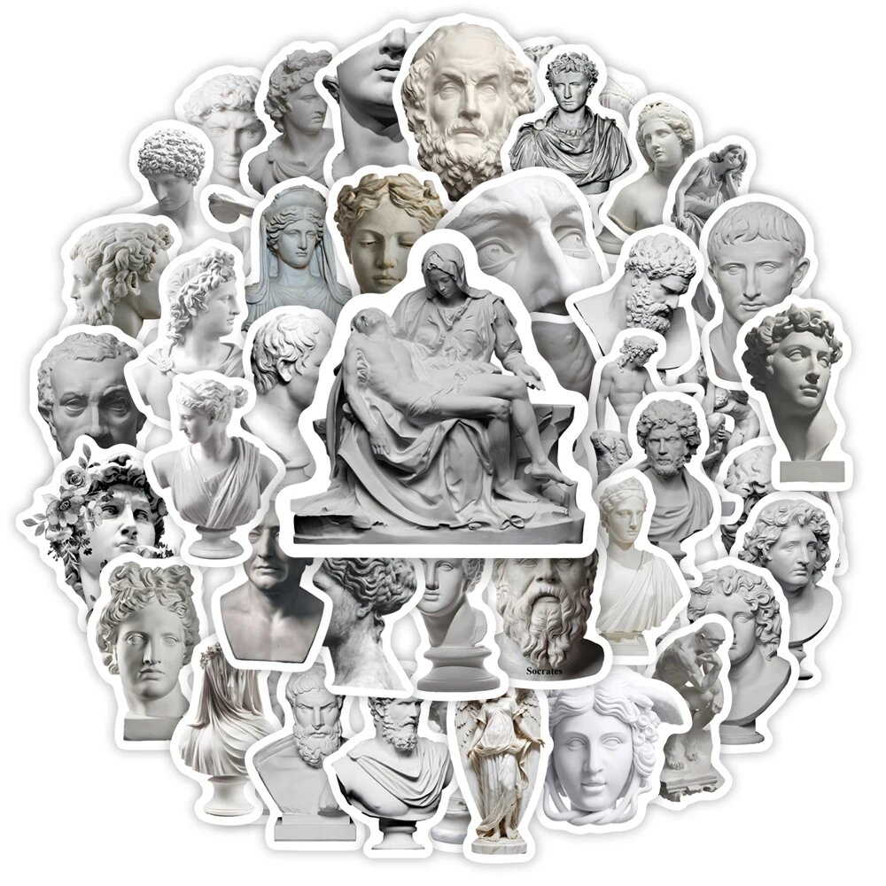 Эстетические наклейки, набор из 100 штук 10pcs-RANDOM