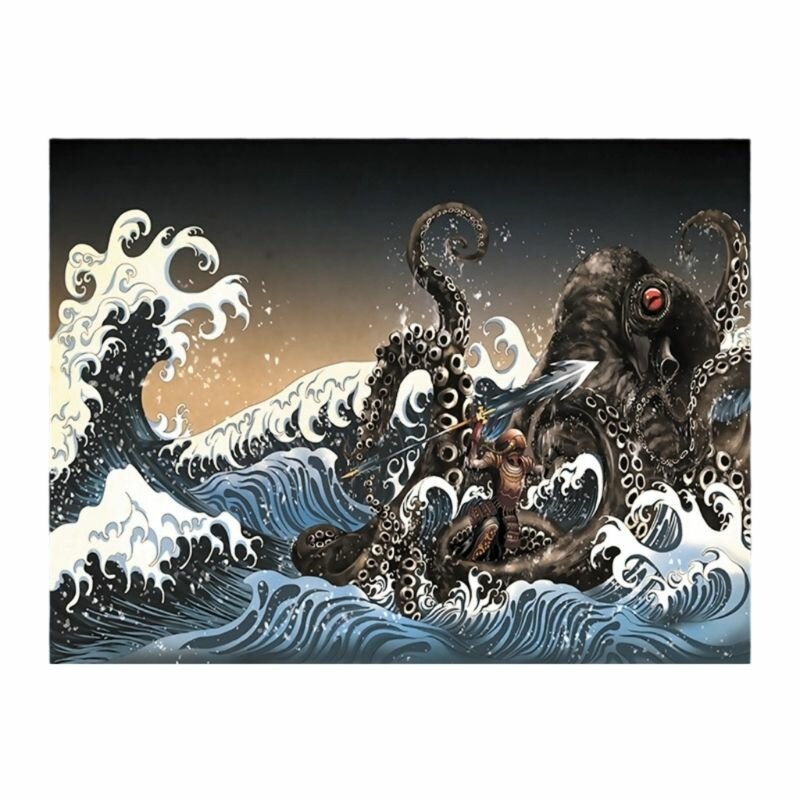 Ткань для украшения комнаты гобеленом в японском стиле-100% матовый стиль-200x150 см