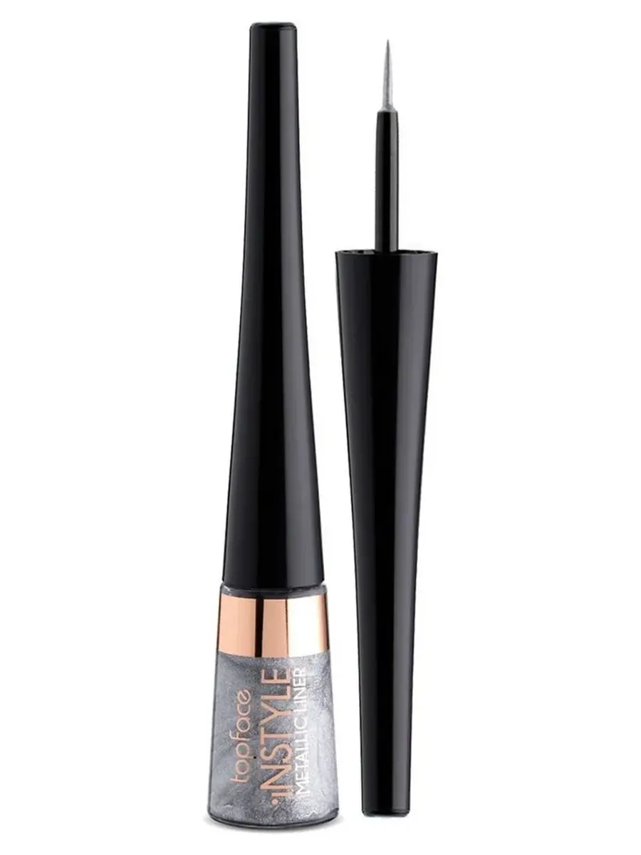 Подводка Topface Metallic Instyle Metalic Eyeliner для глаз с металлическим блеском, 001