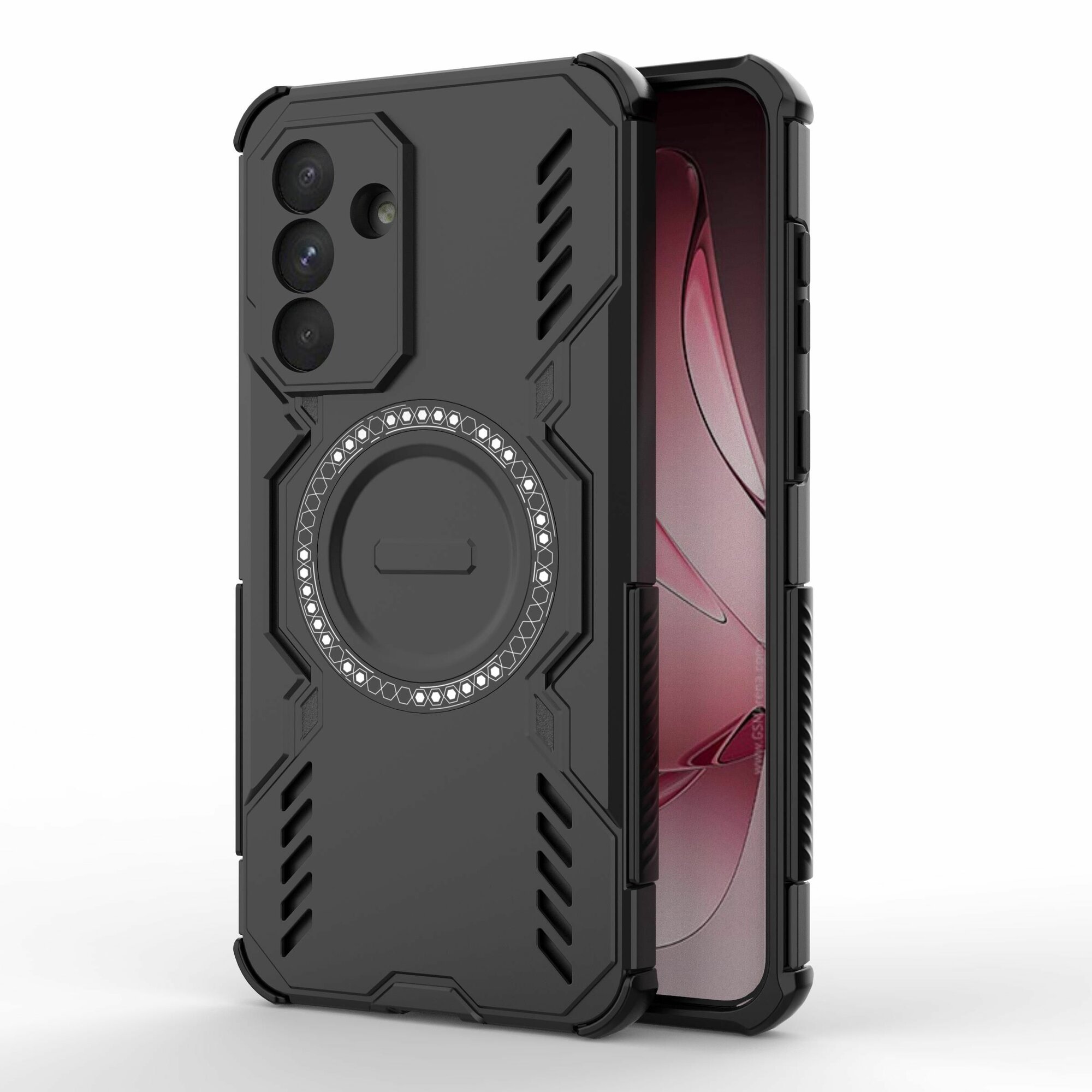 Защитный чехол Space Shell Magnetic Case для Samsung Galaxy A56 черный