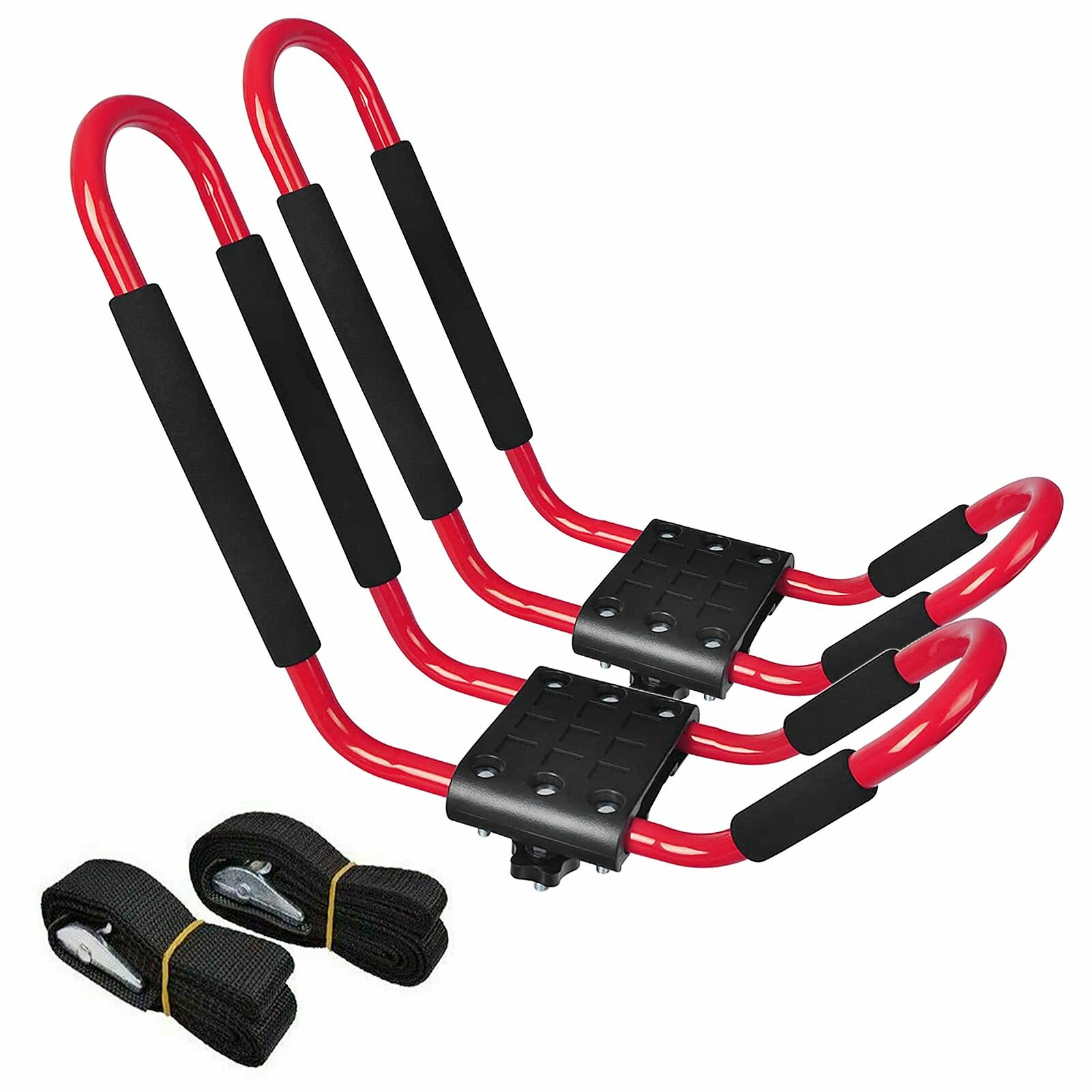 1 пара багажников на крышу для каяка, каноэ, лодки, доски для серфинга, верхнее крепление для автомобиля, внедорожника, грузовика, поперечины