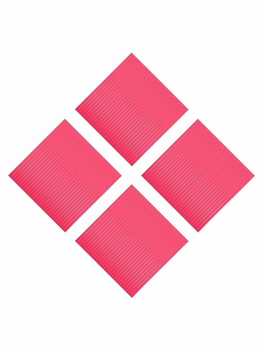 Набор бамбуковых полосок для творчества и плетения, красного цвета, 200 штук