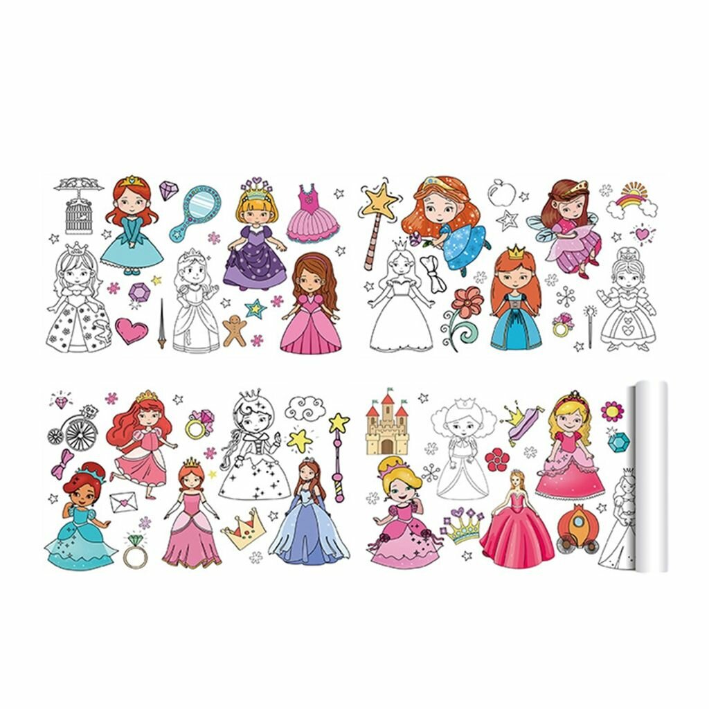 Длинный рулон для рисования красками для детей