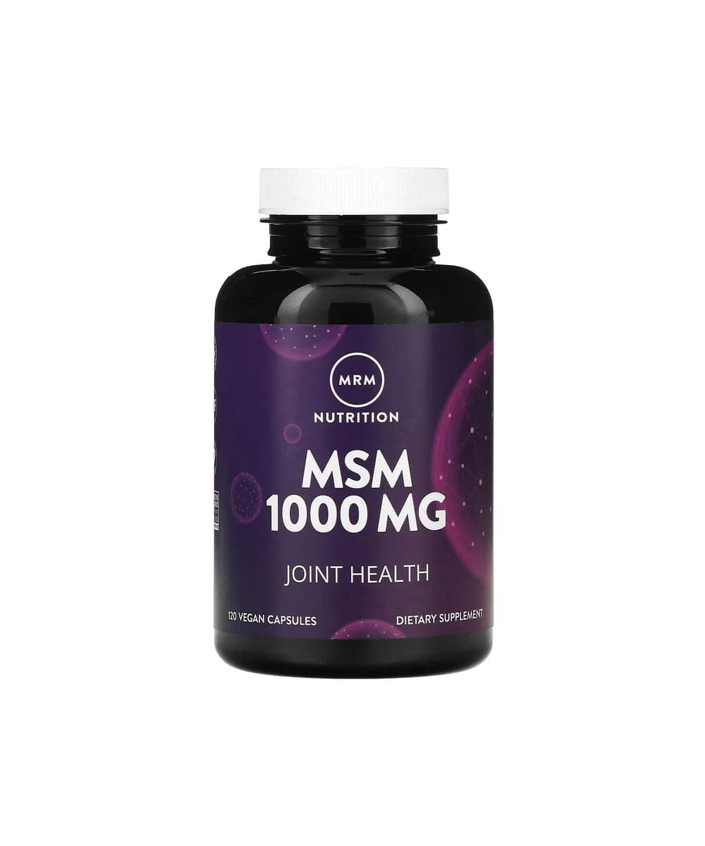 MRM MSM, МСМ (Метилсульфонилметан) 1000 мг 120 вегетарианских капсул