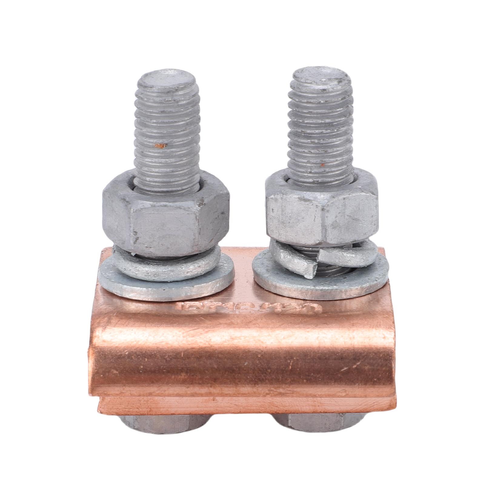 Клеммные соединители с параллельными канавками, медные зажимы, резьба M10, для проводов сечением 16-120 мм²