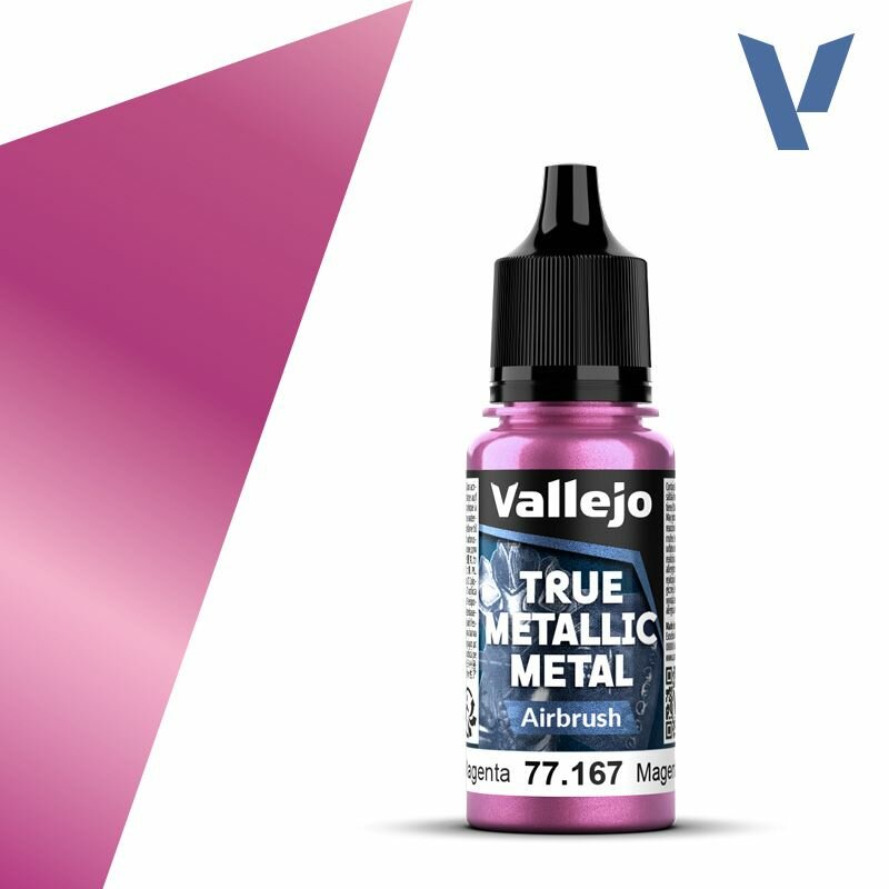 Краска акриловая Vallejo True Metallic Metal Airbrush Crimson Magenta 77.167