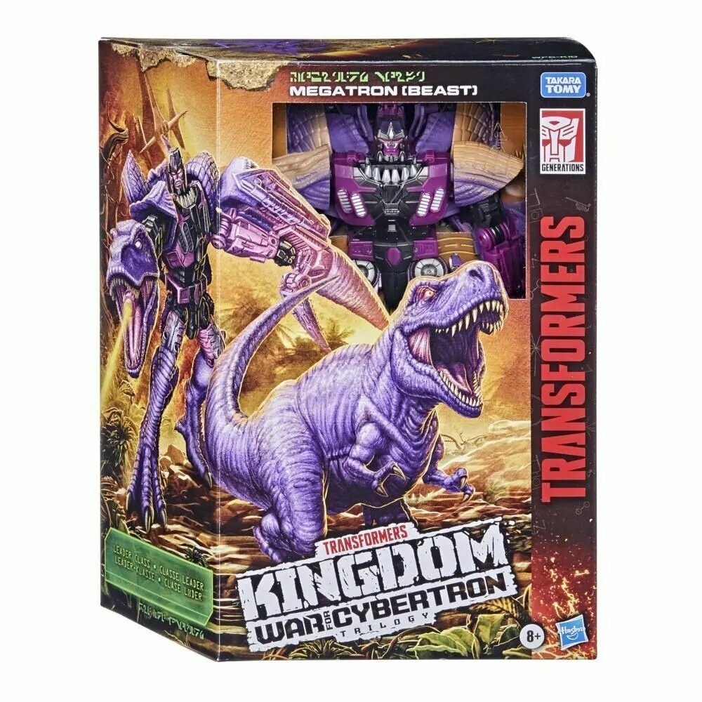 Трансформеры игрушки Hasbro Transformers Kingdom War For Cybertron Trilogy WFC-K10 Megatron (Beast) 21cm F0698
