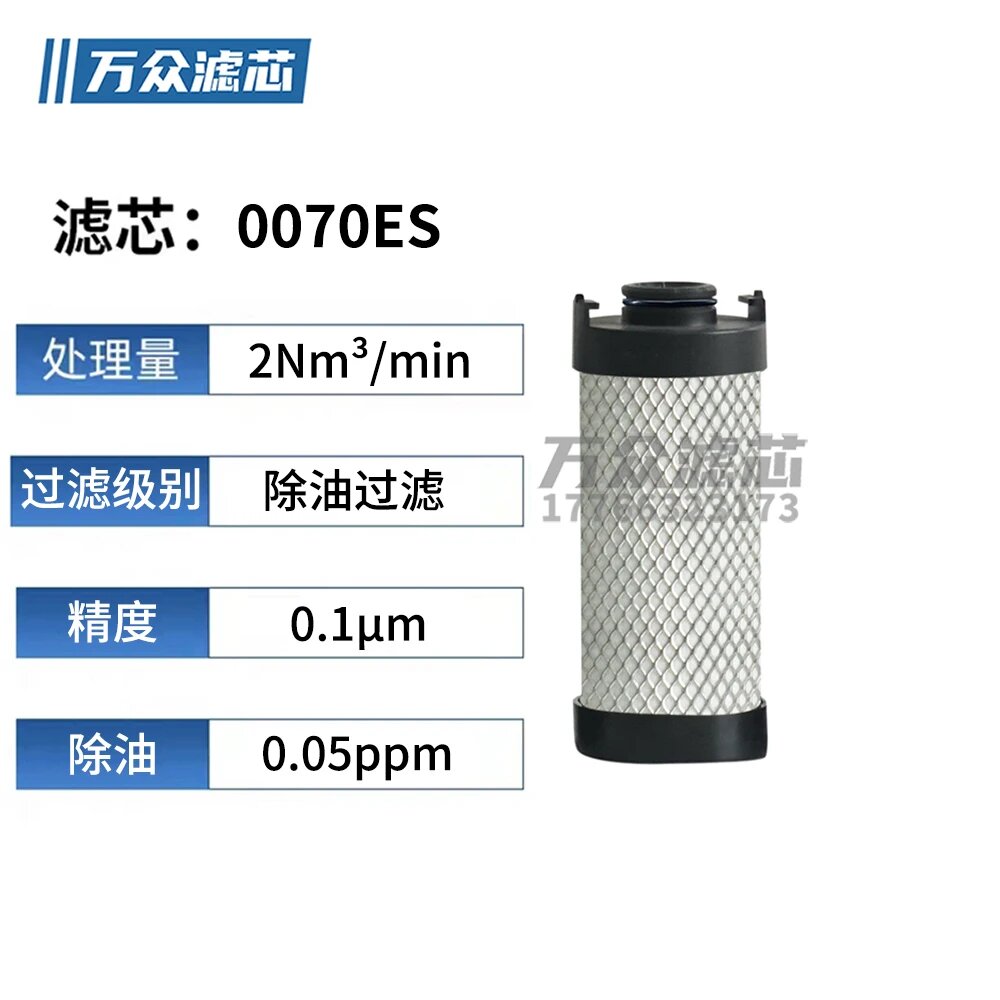 Замените прецизионный фильтрующий элемент ATS 0045/0070/0125/0265/0370/0515/0745EP EM EH ES 0070ES