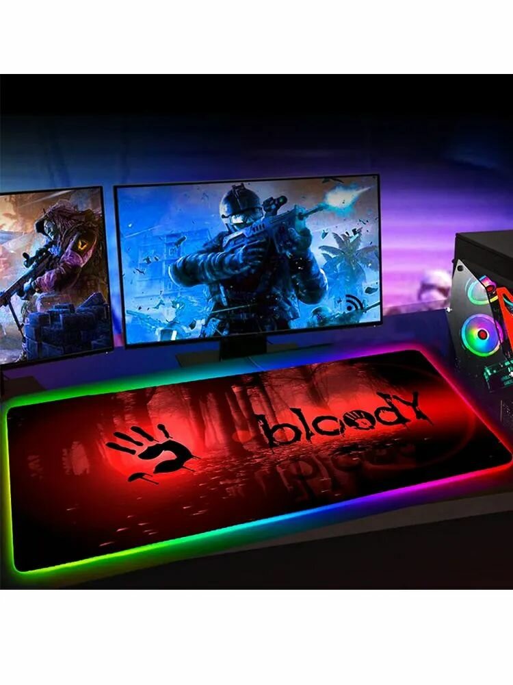 Коврик для мышки, XXL, коричнево-красный, коричневый