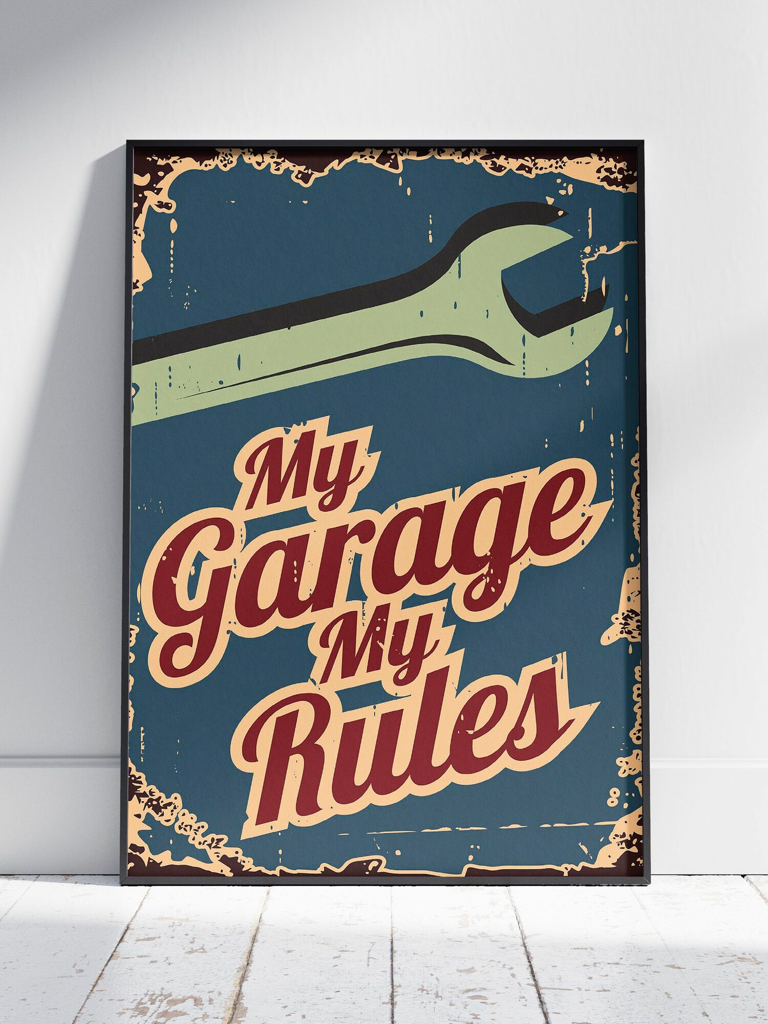 Плакат на стену для интерьера Декор Гараж и Автомобильные Цитаты (Garage Decor and Car Quotes 5) - Постер по машинам формата A4 (21x30 см)