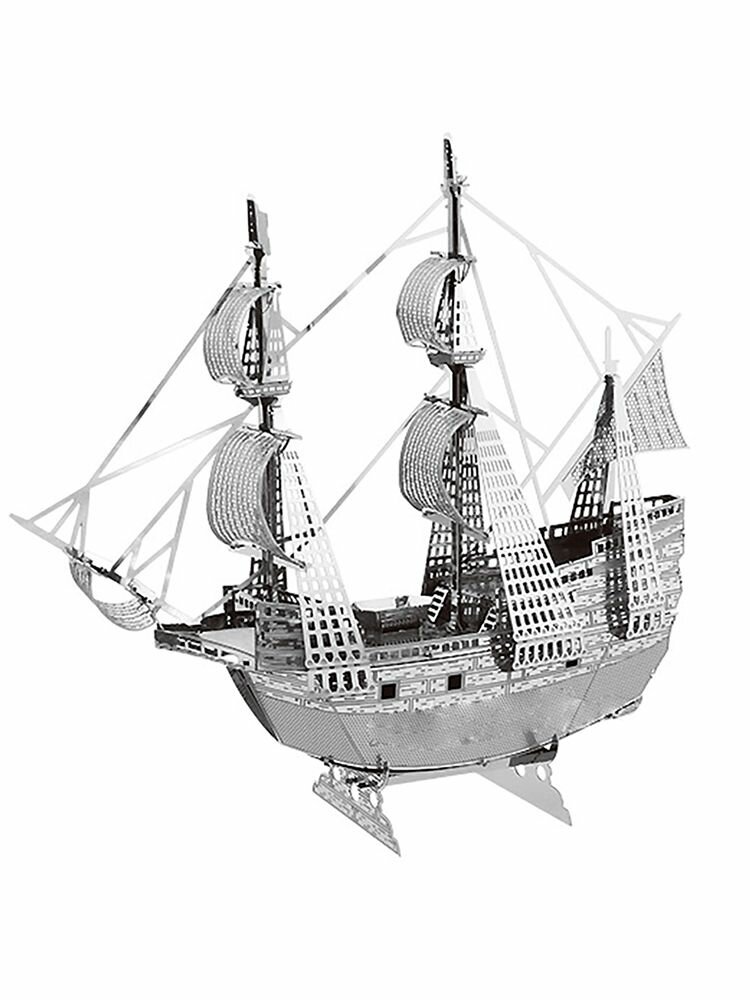 3D стереоскопическая головоломка из нержавеющей стали DIY креативная модель Mayflows