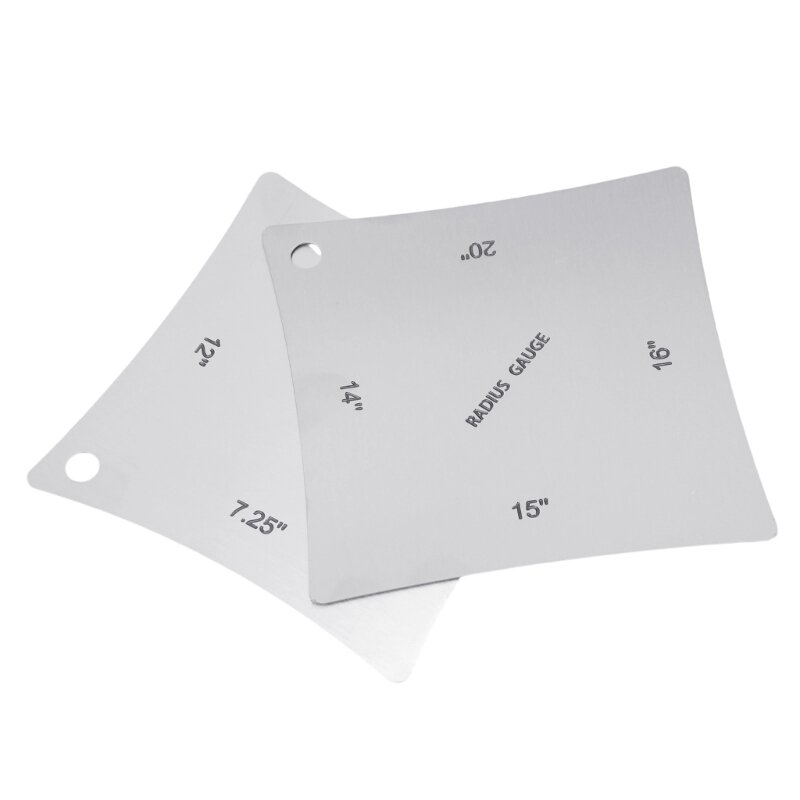 Guitar Neck Radius Ruler Steel Texture Professional Guitar Tool for Guitar