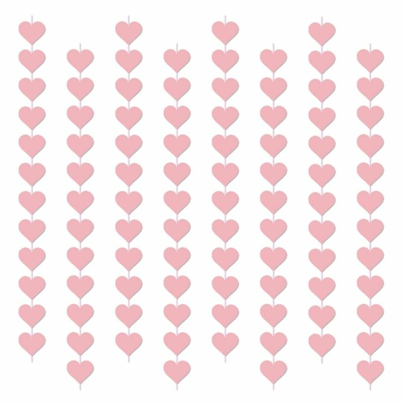 Подвесные полоски для Шитья на День Святого Валентина-Розовый-8 полосок