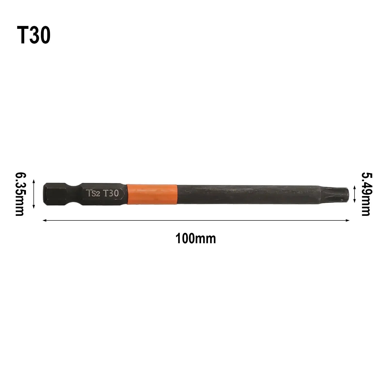 VIBRATITE Быстросменная ударная отвертка Torx T-10 T15 T20 T25 T30 T40 T30
