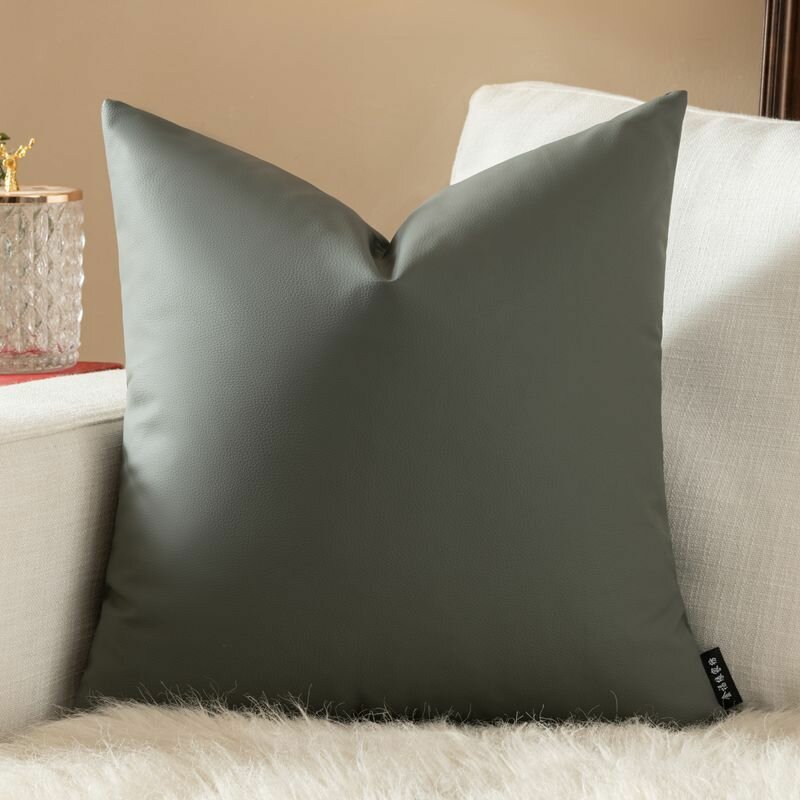 Подушка из кожи личи, высококачественная кожа, технология защиты от царапин кошек, экокожа, диван, гостиная, прикроватная подушка, наволочка, настраиваемая