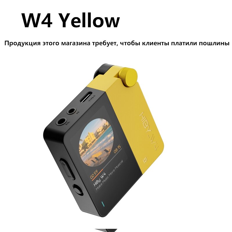 Усилитель для наушников Hiby W4, гибридный, с Bluetooth, встроенный аккумулятор, черный