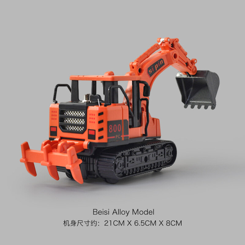 Большой игрушечный погрузчик для мальчиков, реалистичная строительная техника из сплава, бульдозер, погрузчик, детский игрушечный экскаватор.