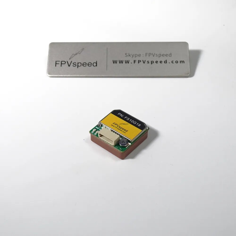 FPVspeed FS10G18 GNSS-модуль, UBLOX M10, GPS/ГЛОНАСС/BeiDou/Galileo, -167 дБм, 18x18 мм, для FPV-дронов