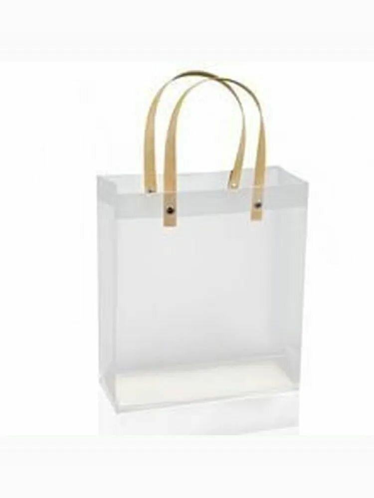 Прозрачный водонепроницаемый подарочный пакет из ПВХ пластика 10шт