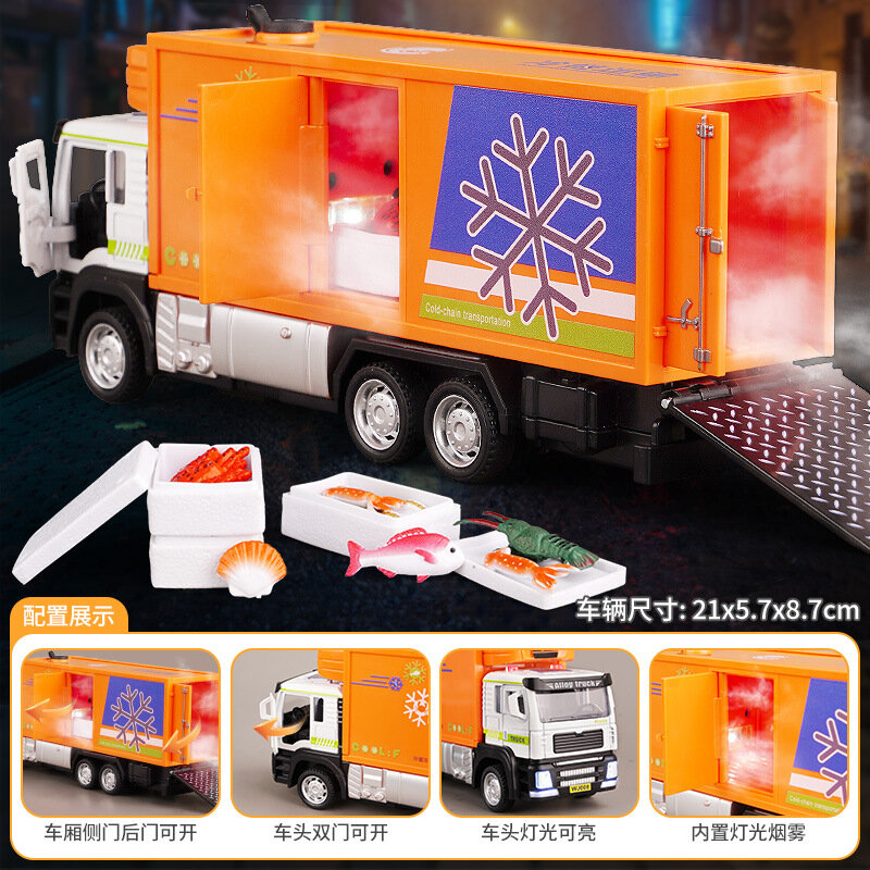 Симулятор уборки, электрический пылесос, дорожный детский игрушечный автомобиль из сплава, игрушка для мальчиков, грузовик с водяным распылителем