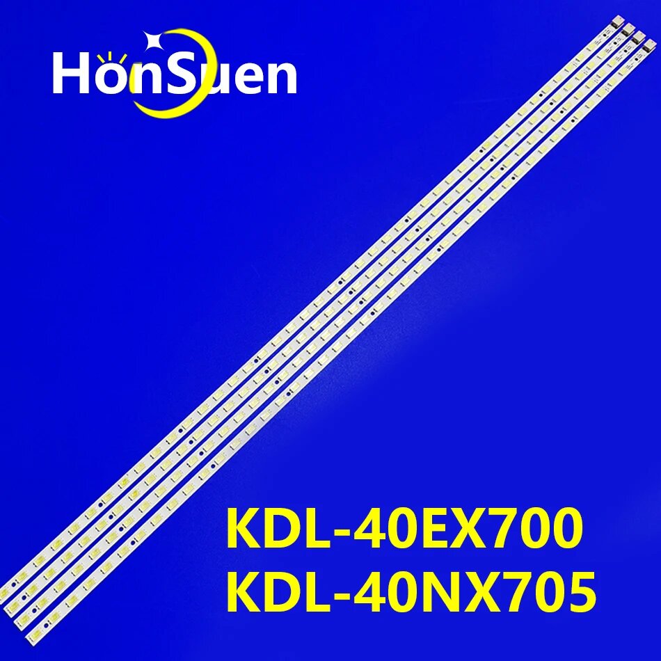 4 шт. светодиодная лента 43 светодиода для Sony KDL-40EX700 KDL-40NX705 40 "ТВ RUNTK 4335TP SLED 090907 РЕВ.1 AE4060B LK400D3LA8S KDL-40NX700