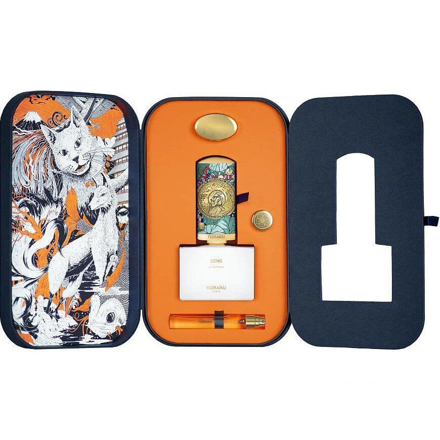 Floraiku Gong Набор (парфюмерная вода + парфюмерная вода) 50 мл + 10 мл Унисекс / Флораику Гонг