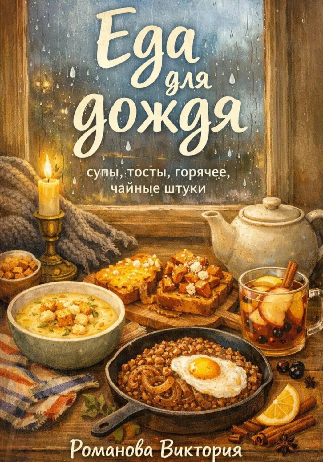 Еда для дождя: супы, тосты, горячее, чайные штуки [Цифровая книга]