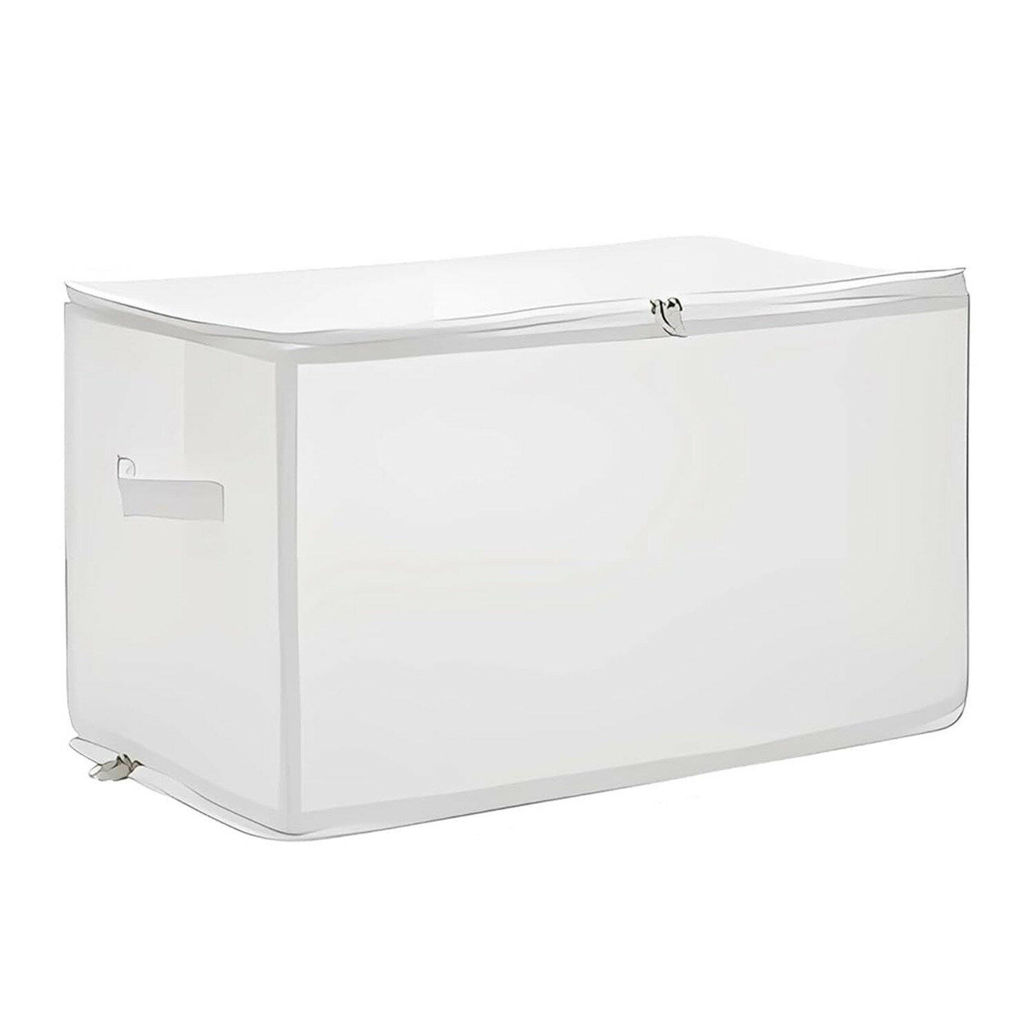 Storage Bags, Clothes Storage Bins Foldable Closet Organizers Storage Containers with Durable Zipper for Clothing, Blanket, Comforters, Bed Sheets, Pillows and Toys, Color: white/black(optional), Size: 6.7L (30x15x15cm), 6.8L (30x19x12cm), 13L