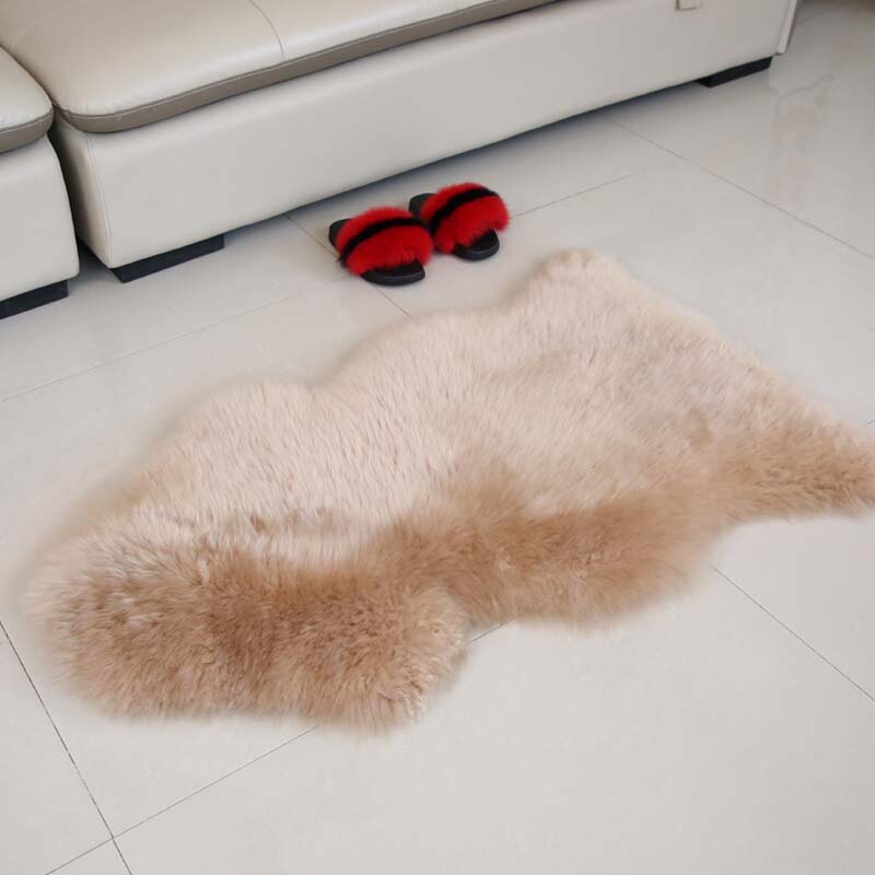 Австралийский ковер из чистой шерсти овчины, коврик для спальни, коврик у кровати, коврик для гостиной, подушка для дивана из овчины, коврик для окна
