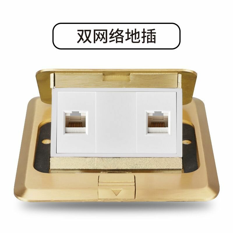 Нержавеющая сталь, полностью медный заземляющий штекер, водонепроницаемая скрытая розетка, пятигнездовая амортизация, медленное восстановление, десятигнездовая сетевая заземляющая розетка, прямая продажа