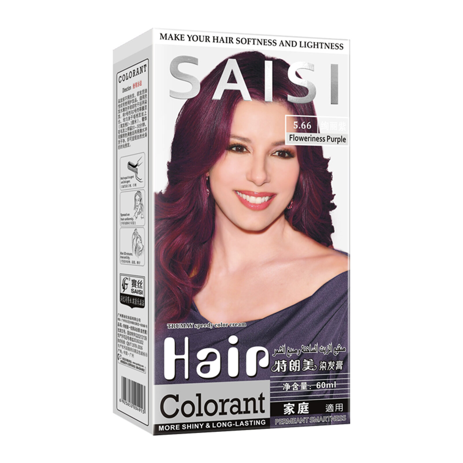 Крем для окрашивания волос 60мл Лонг Ластинг Hair DIY красители для волос с кистью перчатками без повреждения волос natural black gold yellow grape red chestnut brown purple flax coffee grape purple cold brown gold brown black brown chestnut