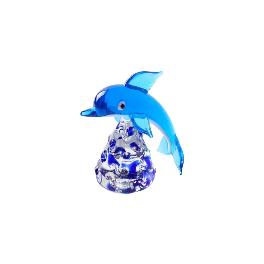 Статуэтка дельфина из стекла, коллекционное украшение для дома и офиса, подарок