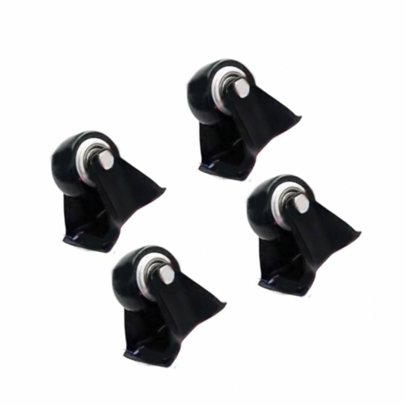 1 комплект из 4-х направляющих колес золотого и черного цвета с бриллиантами-1,5 дюйма