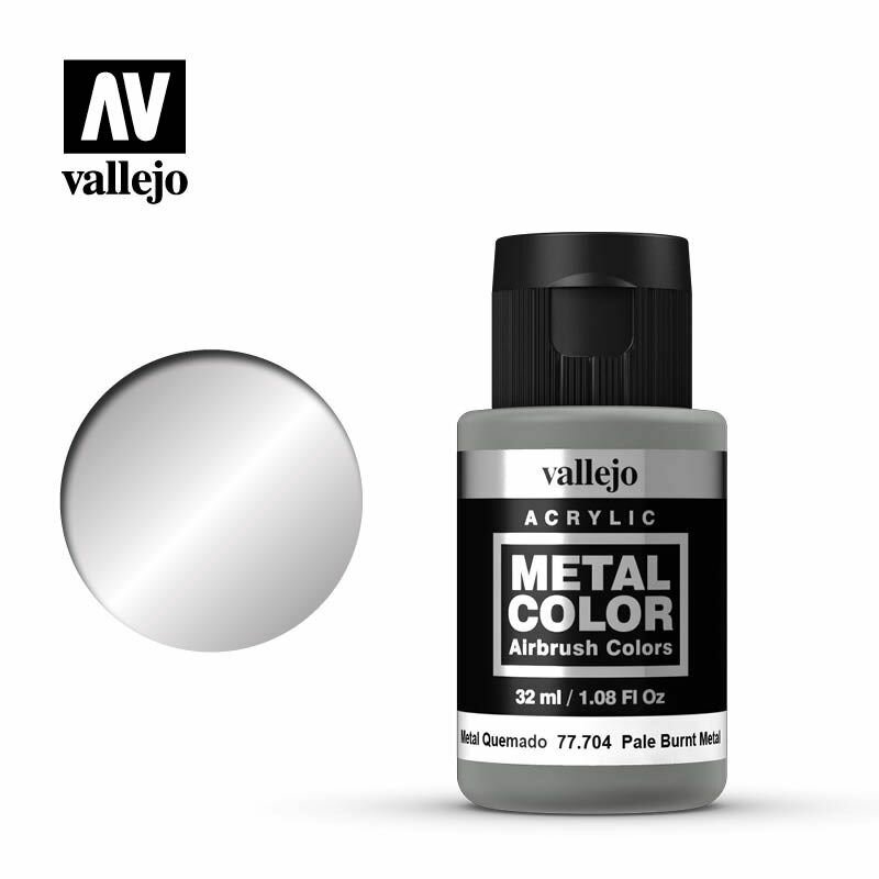 Краска 77704 Metal Color - Pale Burnt Metal Vallejo 77704