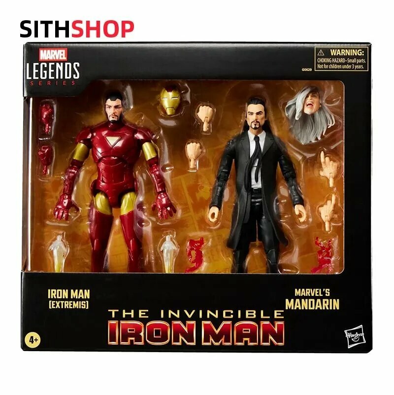 Фигурка Hasbro Marvel Legends Series The Invincible Iron Man (Extremis) & Marvel's Mandarin 6 Inch Action Figure