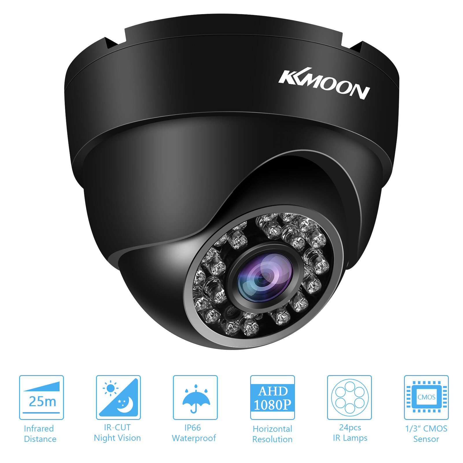 1080P Full High Definition Security Camera Видеонаблюдение AHD Камера наружного наблюдения Всепогодная, инфракрасное ночное видение, обнаружение движения для аналогового DVR NTSC Система