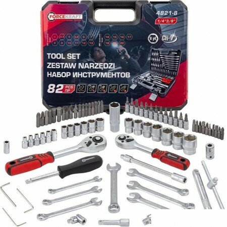 Универсальный набор инструментов ForceKraft FK-4821-8 (62155)