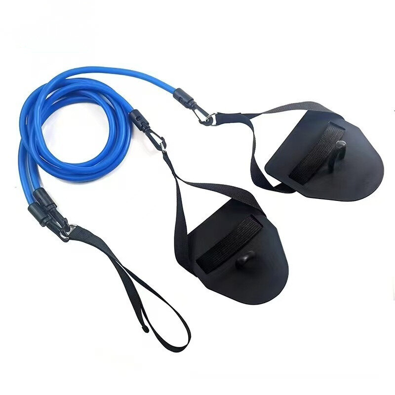 Тренажер для плавания на суше с тросом, рука для берега для детей и взрослых, ласты для имитации вольного стиля, включающий сумку для хранения, цвет: Желтый/Красный/Зеленый/Синий/Черный, спецификации: 20 фунтов/30 фунтов/40 фунтов/50 фунтов/60 фунтов,