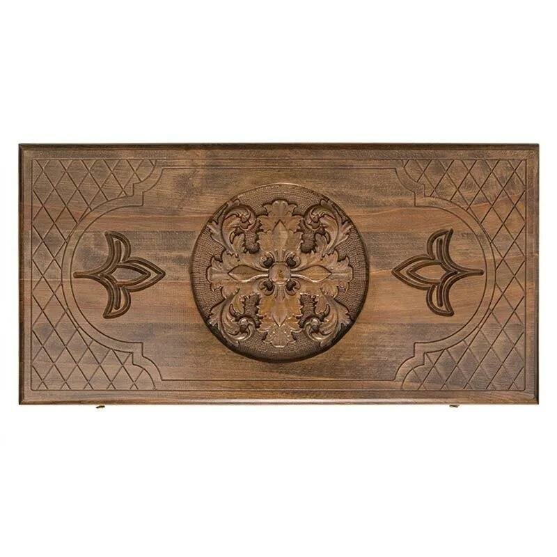 Нарды и шашки резные Геральдик 62 х 64 см бук Армения 62573 Ustyan