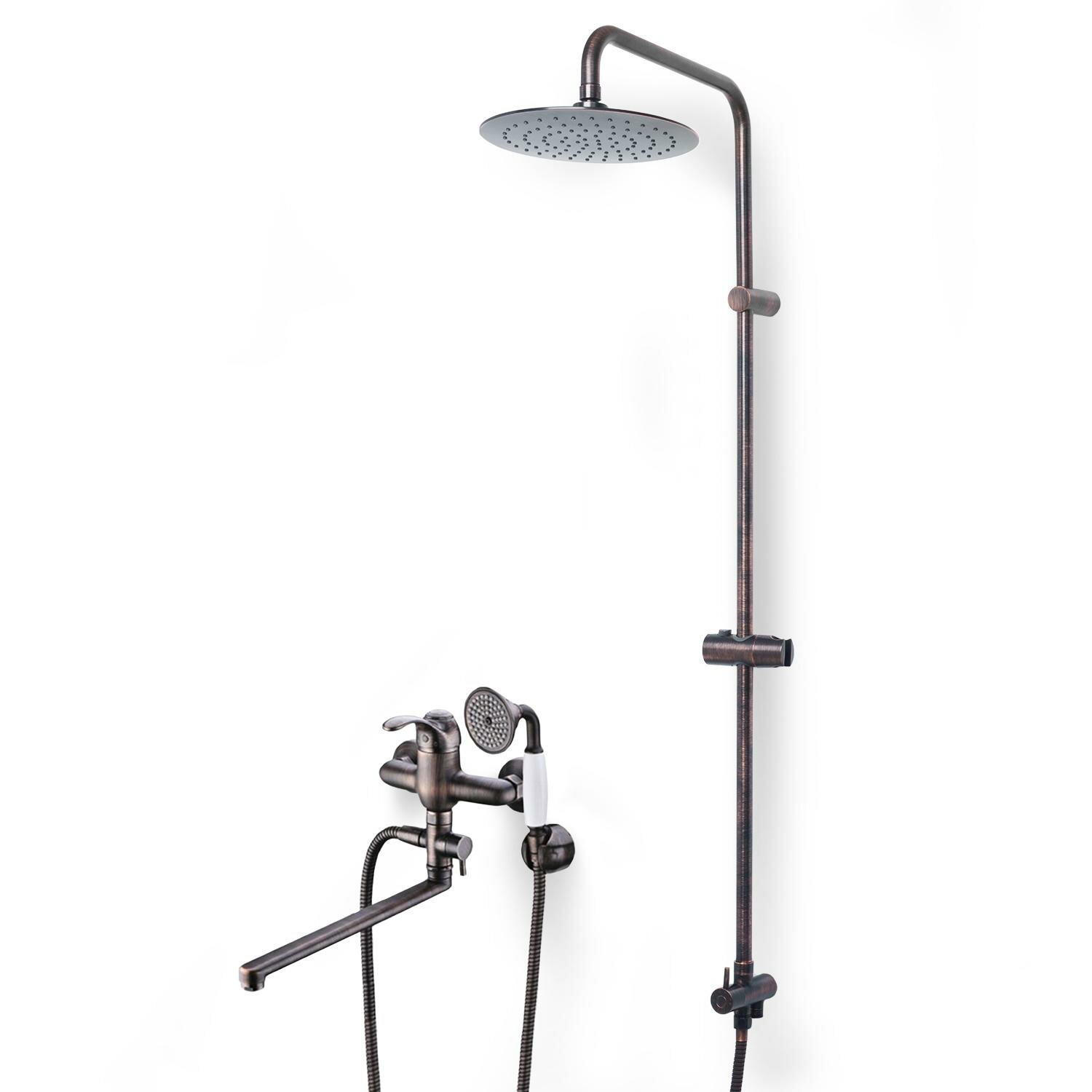 Душевая система WasserKRAFT A1302L.041, темная бронза
