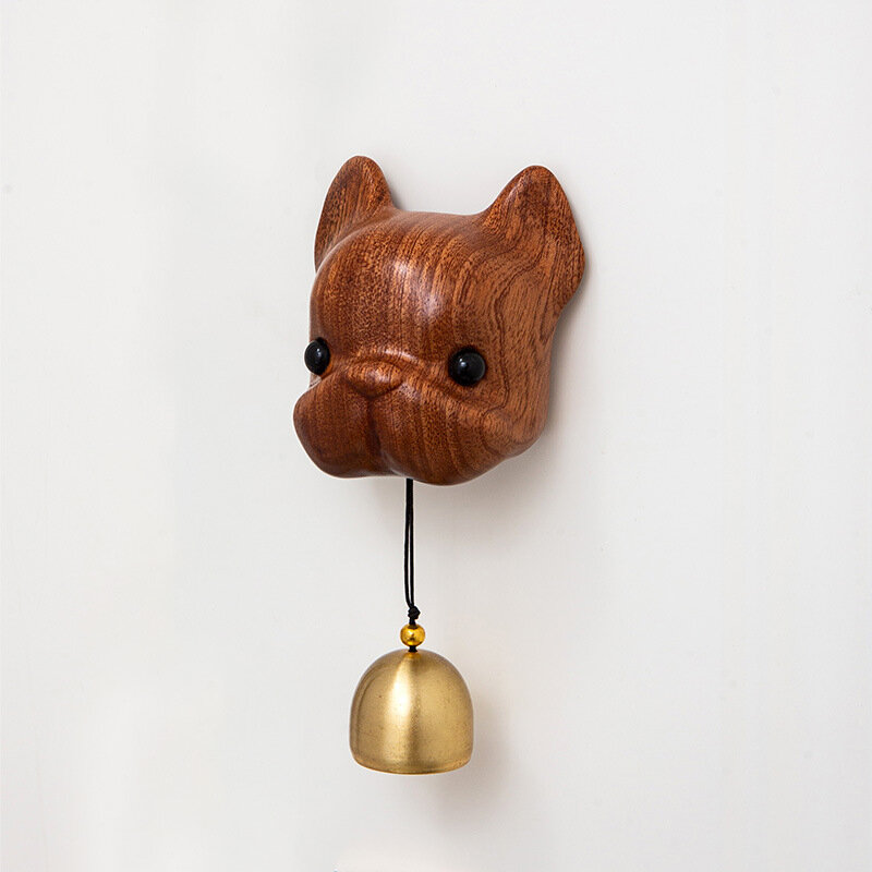Дверной звонок с медным колокольчиком, входной звонок, ветровой колокольчик, японский стиль, напоминание об открытии двери, подарок, подвесное украшение для двери