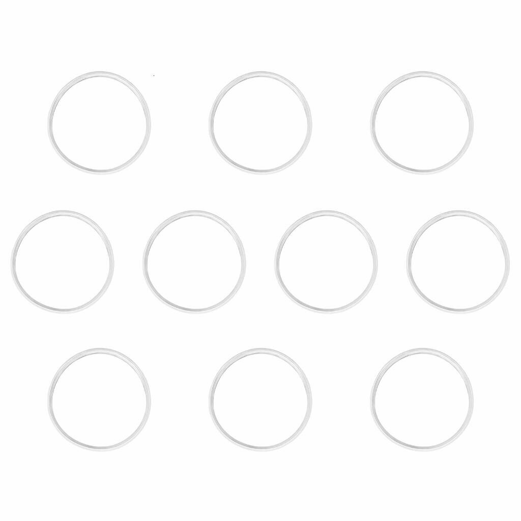 Уплотнительные кольца для крышек, 10 шт, Белый