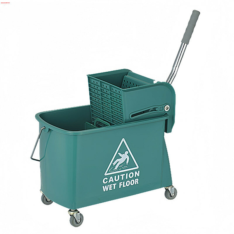 Тележка для уборки, ведро на колесиках с отжимом 20 литров