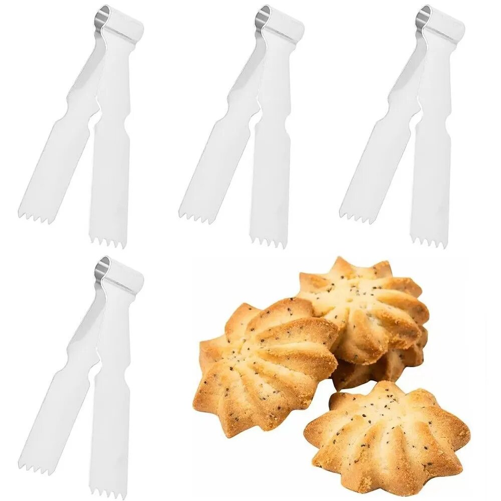 Набор форм для печенья «Орешек» 4 шт (нержавеющая сталь, для теста, выпечки)