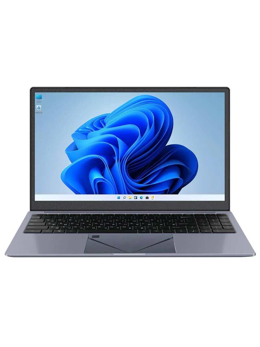 Ноутбук PXXKJOER, AMD Ryzen 5, Vega 8, 16ГБ, SSD 512ГБ, Win11, 15.6", 1920х1080, серый