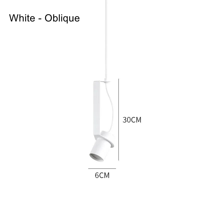 Подвесные светильники ksdligh whiet-oblique, Белый