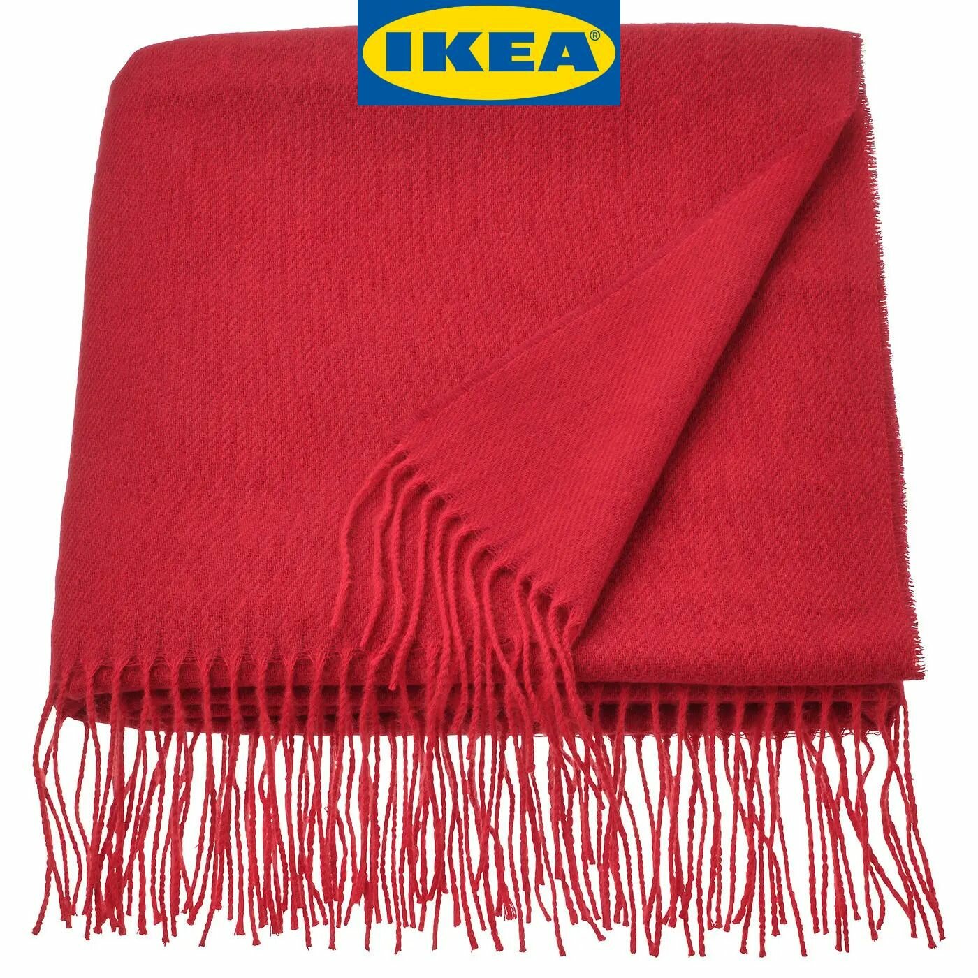Икеа Винтерфинт Одеяло для отдыха, красное, 120x160 см